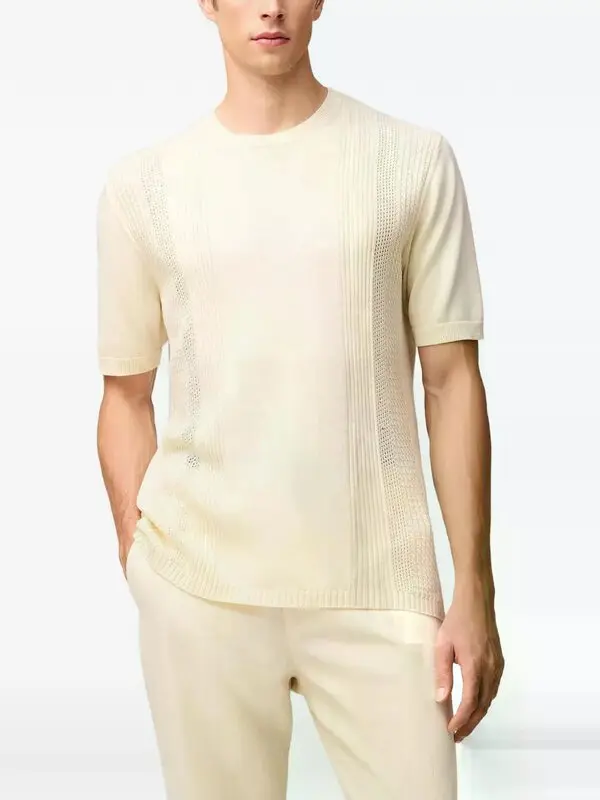 RETORI Mixed-stitch Knit T-shirt