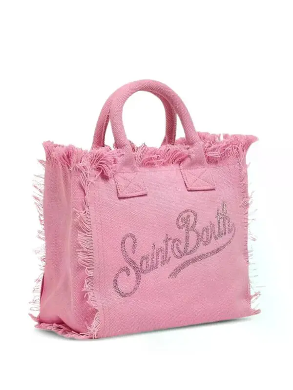 MC2 SAINT BARTH Fringed Crystal-embellished Tote Bag