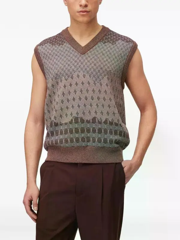 RETORI Reversible Jacquard-knit Vest