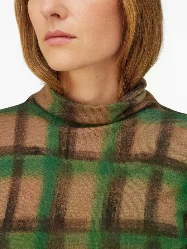 RETORI Check Cashmere Sweater