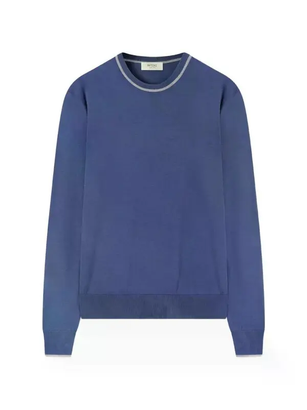 RETORI Retrodi Contrast Trim Crewneck Sweater