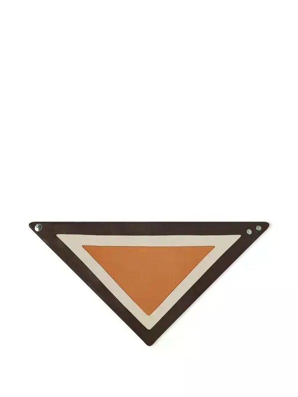 RETORI Colour-block Scarf - Brown