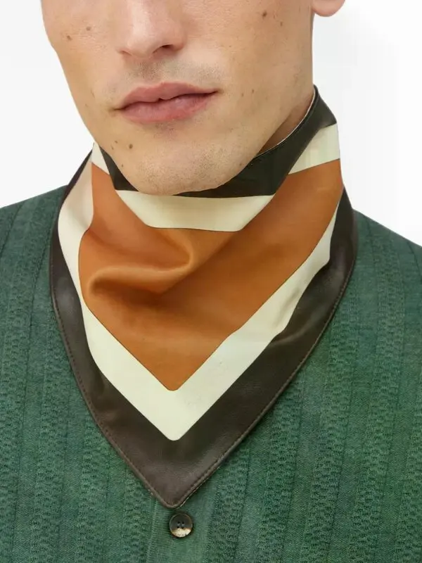 RETORI Colour-block Scarf
