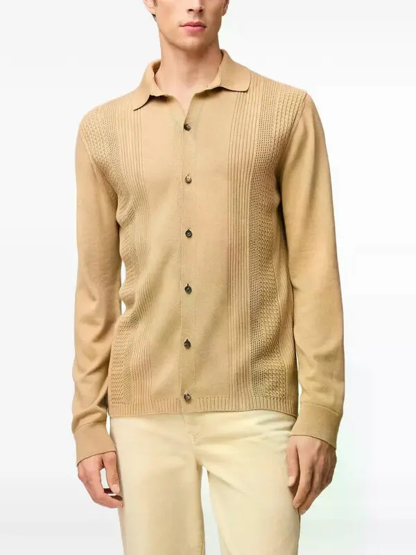 RETORI Mix-stitch Knit Cardigan
