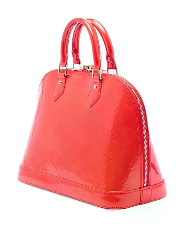 LOUIS VUITTON 2012 Monogram Vernis Alma Pm Handbag
