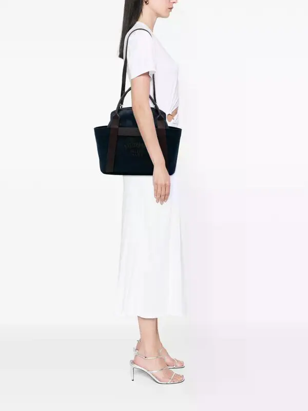 Hermès 2024 Toile Sac De Pansage Satchel - Blue