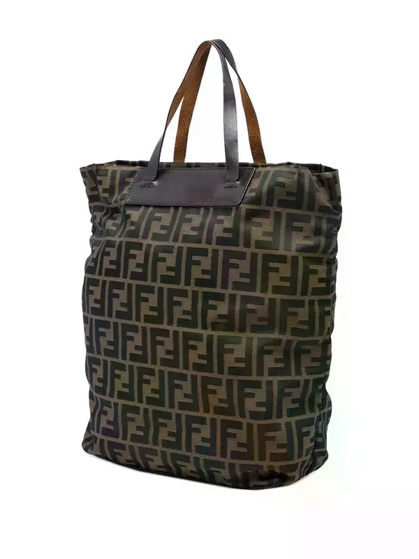 Fendi 2000-2010 Zucca Canvas Tote Bag