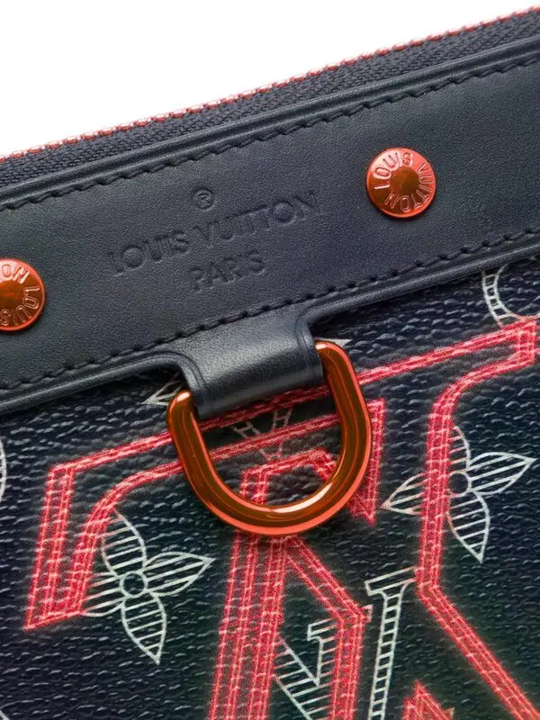 LOUIS VUITTON 2018 Monogram Ink Upside Down Apollo Pochette Pm Pouch
