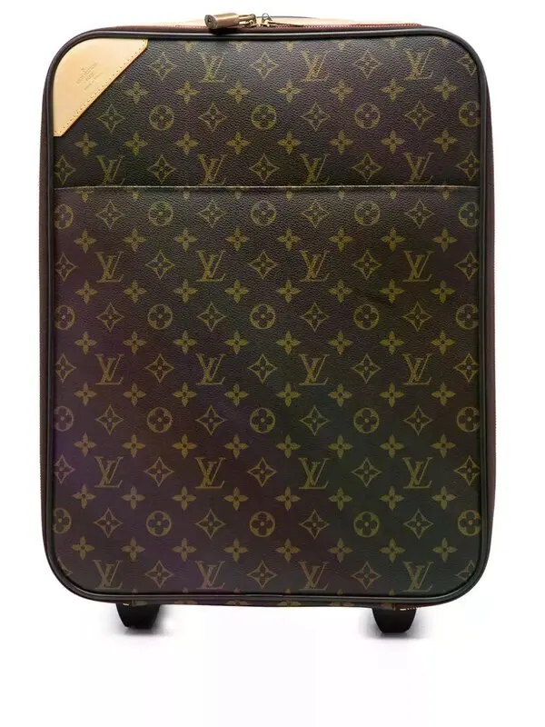 LOUIS VUITTON 2006 Monogram Pegase 45 Travel Bag - Brown