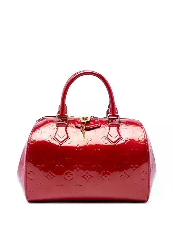 LOUIS VUITTON 2014 Monogram Vernis Montana Handbag - Red