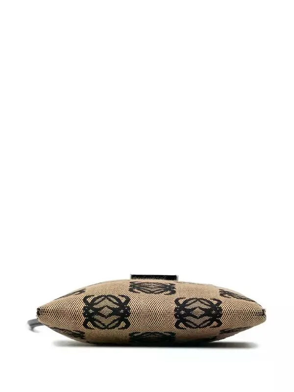 Loewe 2003 Anagram Canvas Phone Pouch Crossbody Bag