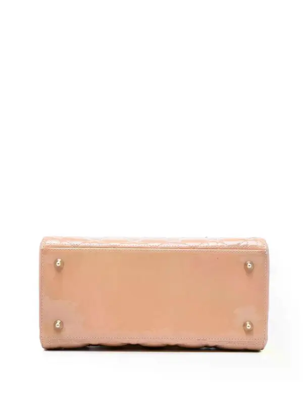 Dior 2019 Medium Patent Cannage Lady Satchel
