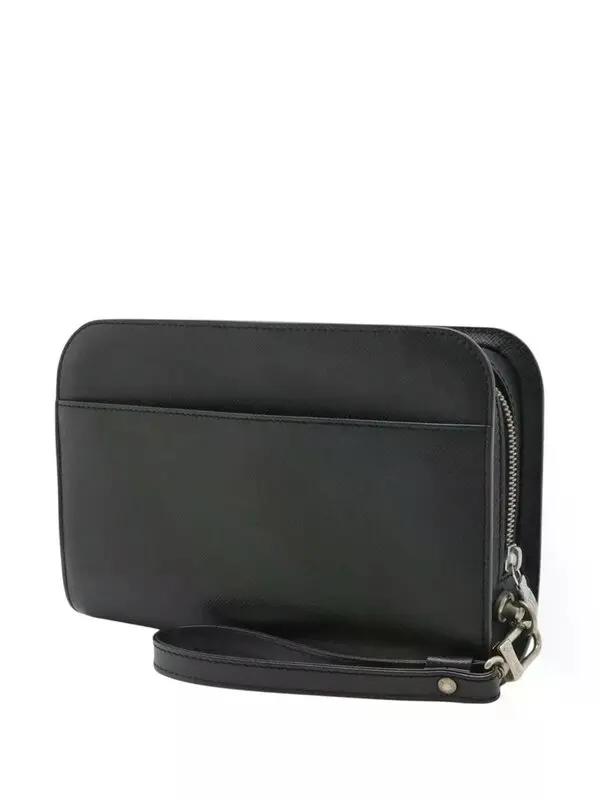 LOUIS VUITTON 2015 Taiga Pochette Baikal Clutch Bag