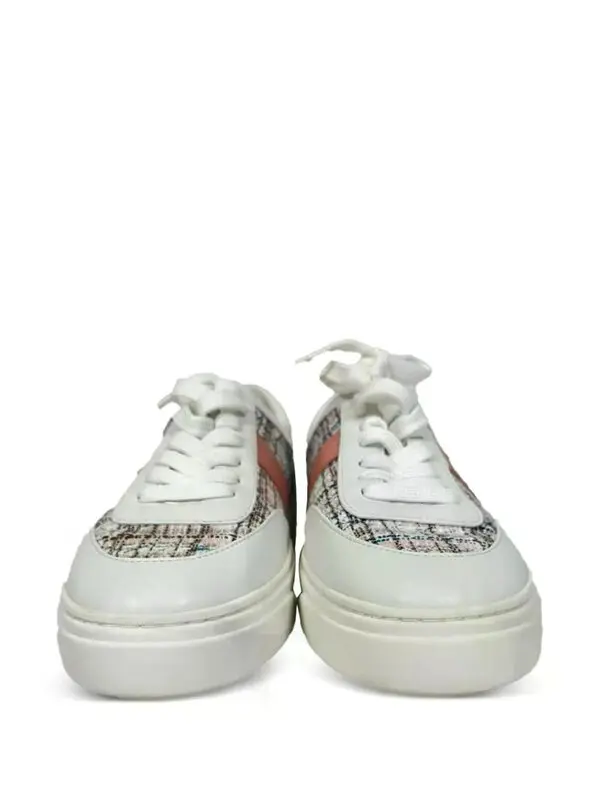 STUART WEITZMAN Paneled Lace-up Sneakers