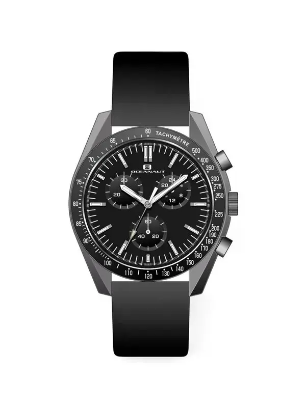 OCEANAUT Orbit 40mm Chronograph Watch - Black