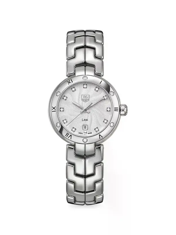 Tag Heuer Link Diamond 29mm Watch - Silver