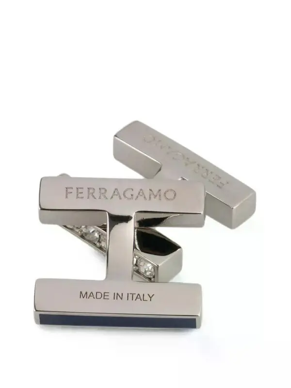 FERRAGAMO Crystal Embellished Cufflinks