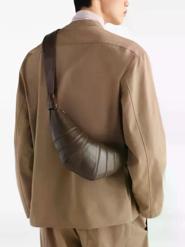 LEMAIRE Small Croissant Shoulder Bag - Brown