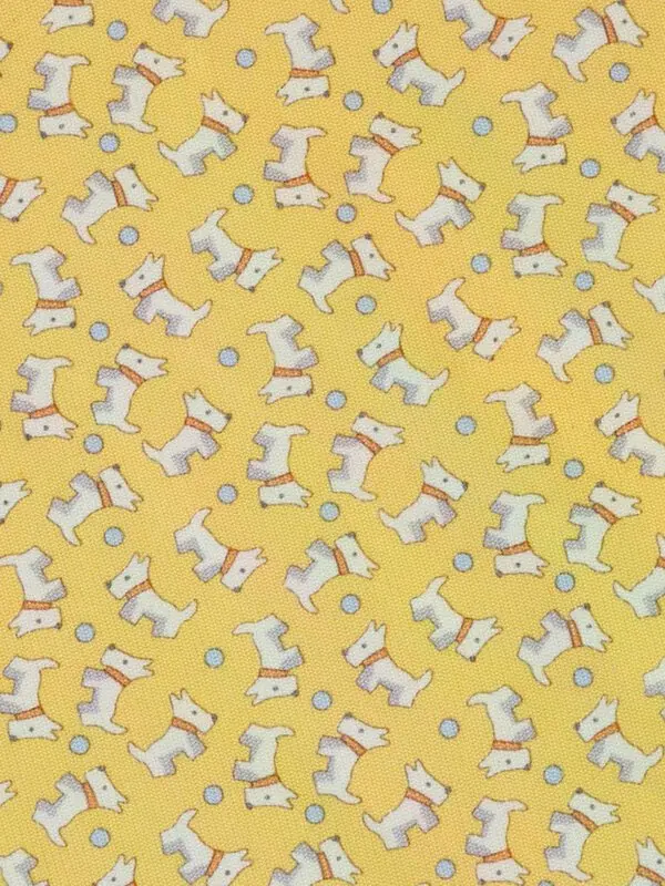 FERRAGAMO Charlie Print Silk Neck Tie