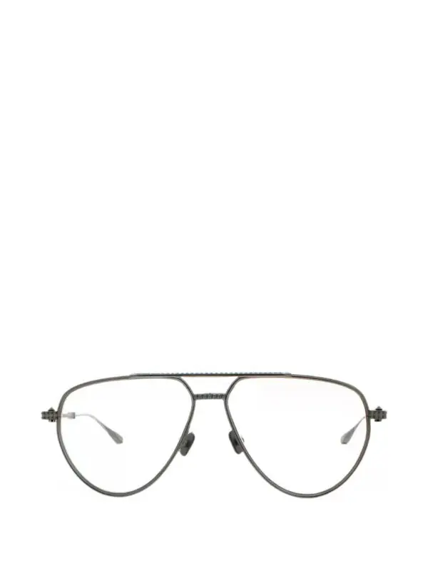 Valentino Garavani Rockstud Pilot-frame Glasses - Grey
