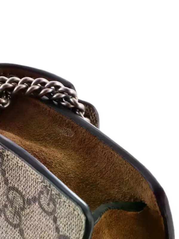 Gucci Dionysus Gg Coated Canvas Super Mini Crossbody Bag