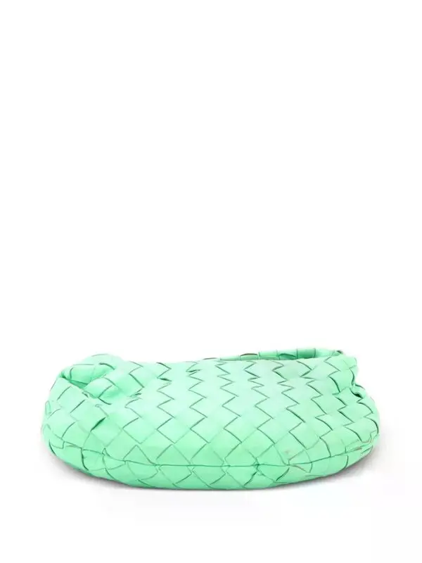 Bottega Veneta Jodie Mini Hobo Bag Intrecciato Nappa - Green