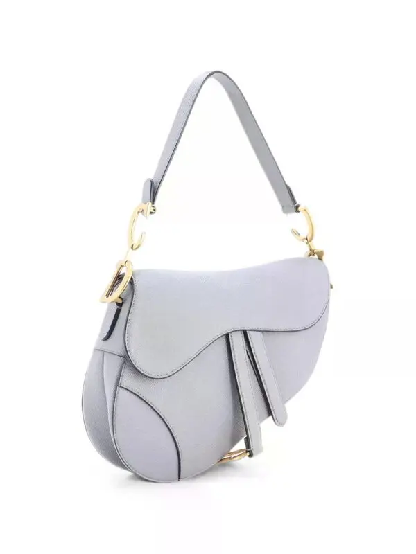 Dior Saddle Handbag Leather Medium Shoulder Bag