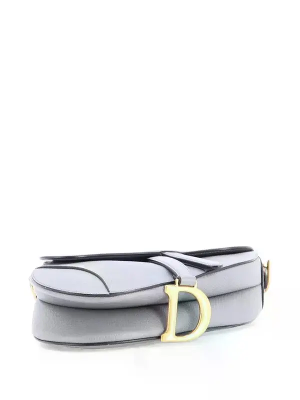 Dior Saddle Handbag Leather Medium Shoulder Bag