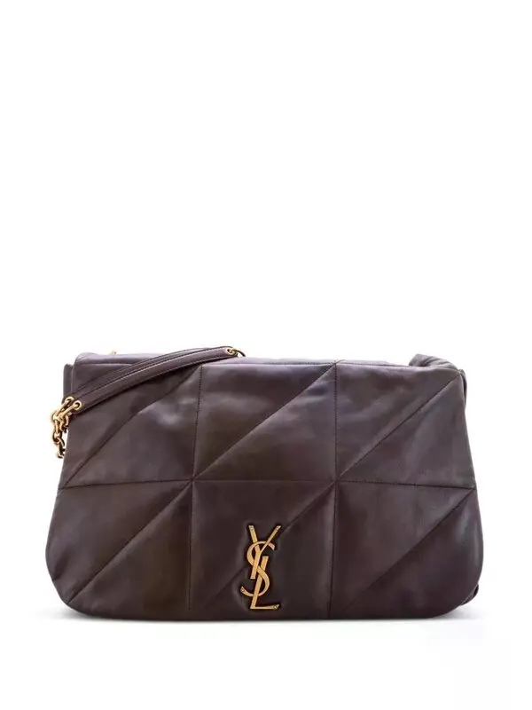 Saint Laurent Jamie Large Quilted Leather Shoulder Bag - Brown