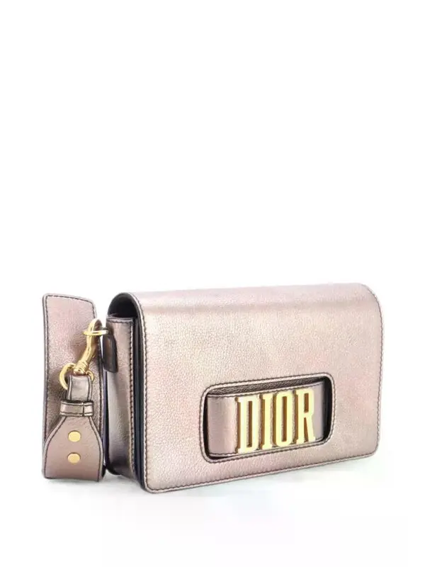 Dior Dioevolution Flap Bag Leather Medium Shoulder Bag