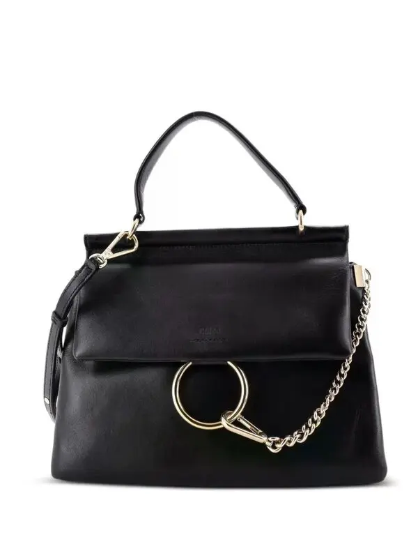 Chloé Faye Top Handle Satchel Bag - Black