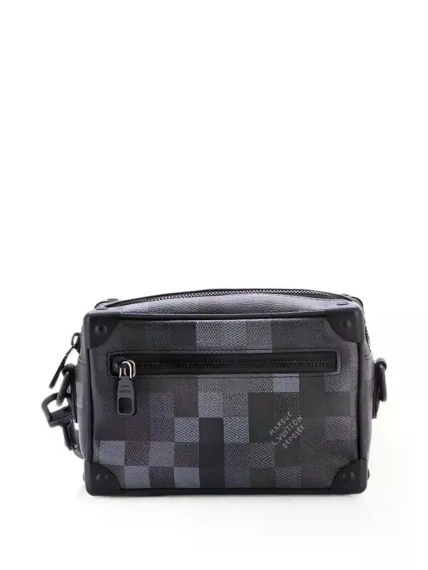 LOUIS VUITTON Soft Trunk Bag Damoflage Canvas Mini Crossbody Bag