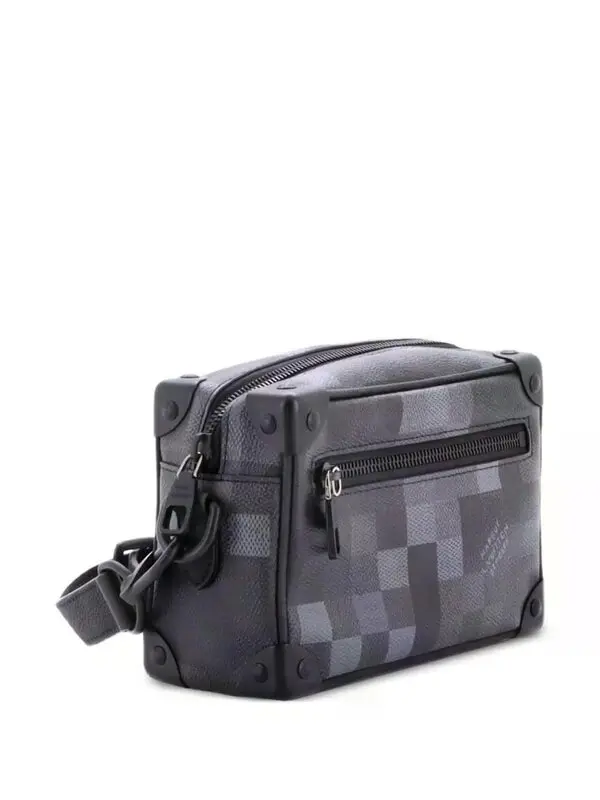 LOUIS VUITTON Soft Trunk Bag Damoflage Canvas Mini Crossbody Bag