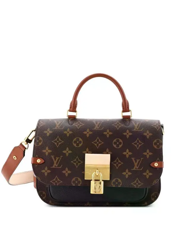LOUIS VUITTON Vaugirard Monogram Canvas Satchel - Black