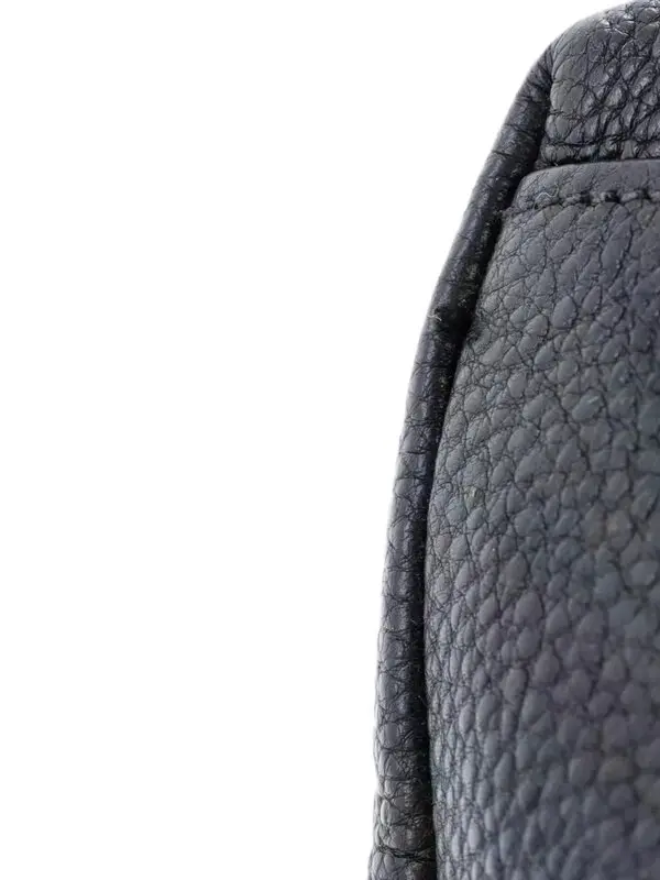 Prada Logo Embossed Vitello Daino Medium Hobo Bag