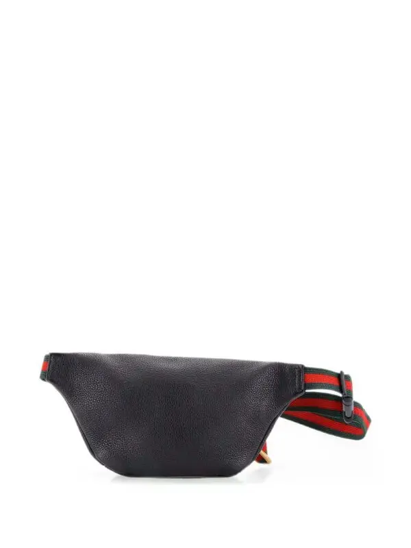 Gucci Logo Printed Leather Small Belt Bag
