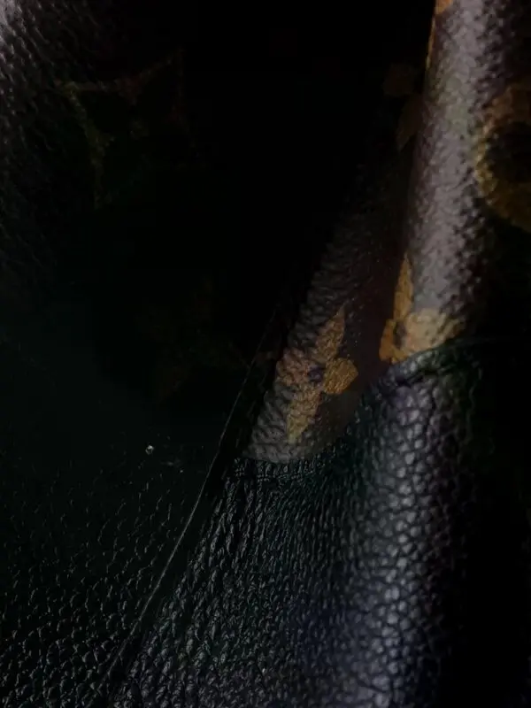 LOUIS VUITTON Flandrin Handbag Monogram Canvas And Leather Tote Bag - Black