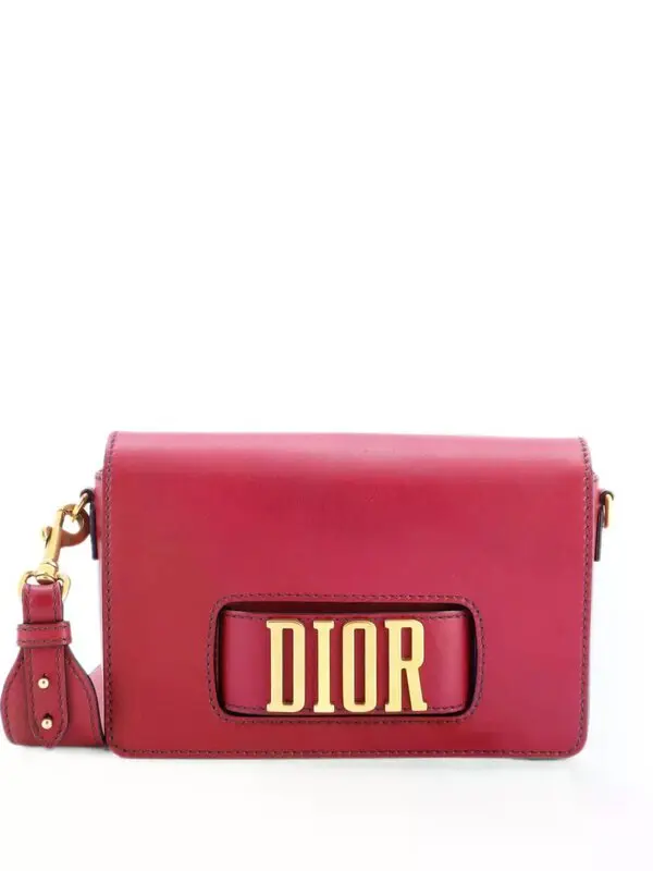 Dior Dioevolution Flap Bag Leather Medium Shoulder Bag
