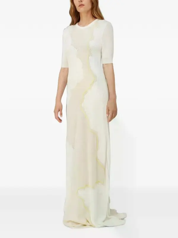 RETORI Retrofit Mixed-media Maxi Dress