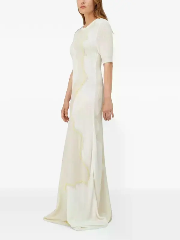 RETORI Retrofit Mixed-media Maxi Dress