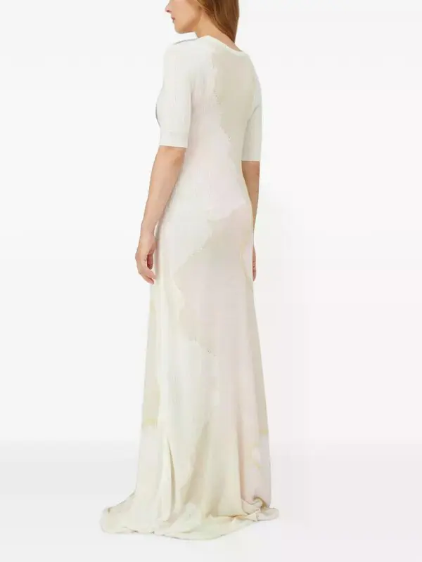 RETORI Retrofit Mixed-media Maxi Dress