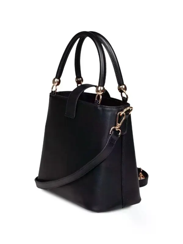 MARCO CASTELLI Agape Leather Tote Bag - Black