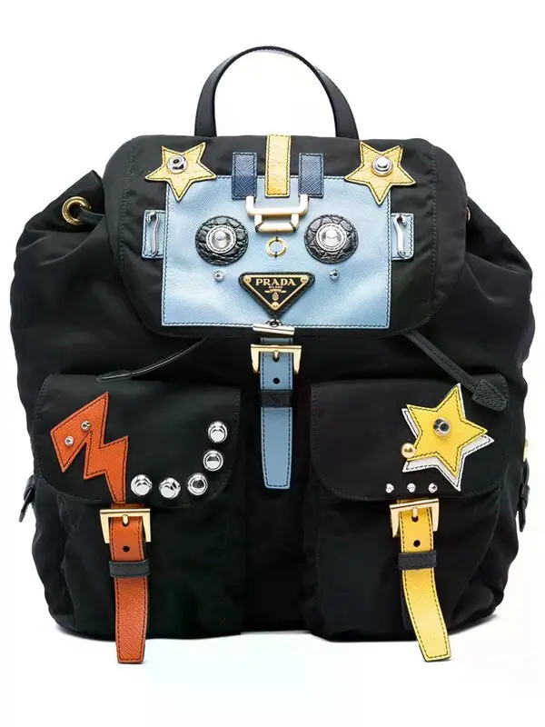 Prada 2013-2026 Tessuto Robot Backpack - Black
