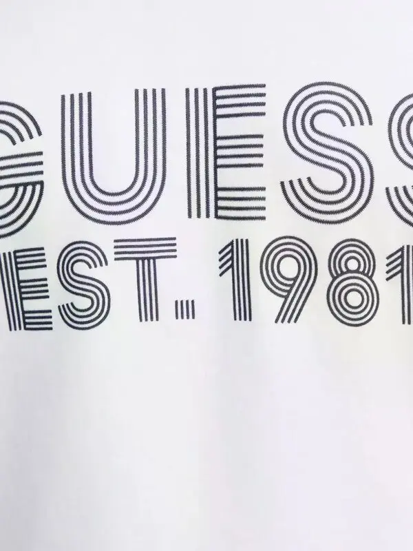 Guess Logo-print Crew-neck Sweater