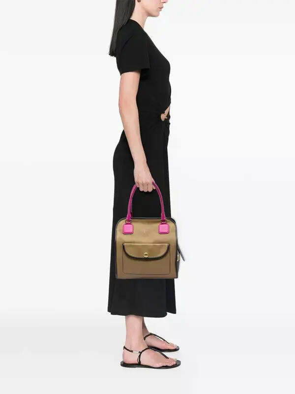 Loewe 2000-2020 Tricolor Leather Anagram Handbag