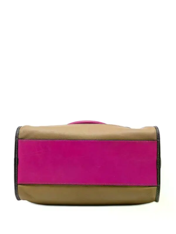 Loewe 2000-2020 Tricolor Leather Anagram Handbag