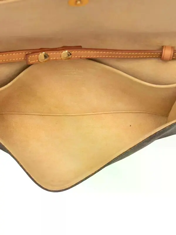 LOUIS VUITTON 2000 Monogram Pochette Twin Gm Crossbody Bag