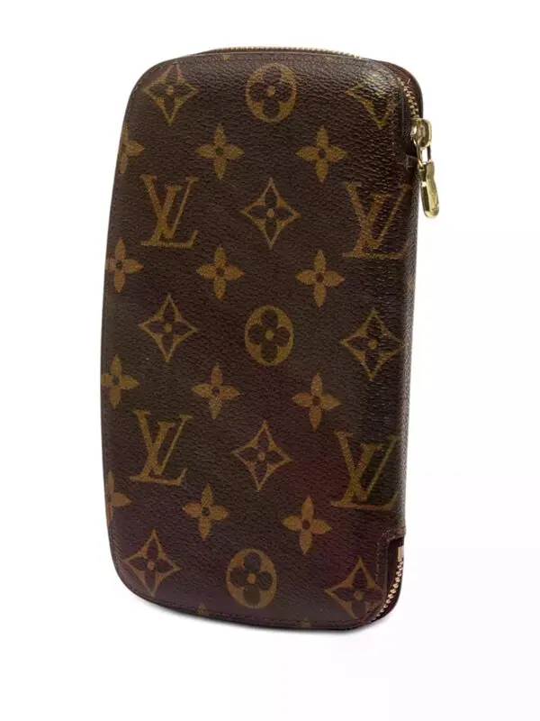 LOUIS VUITTON 2001 Monogram Geode Organizer Zippy Wallet Long Wallets
