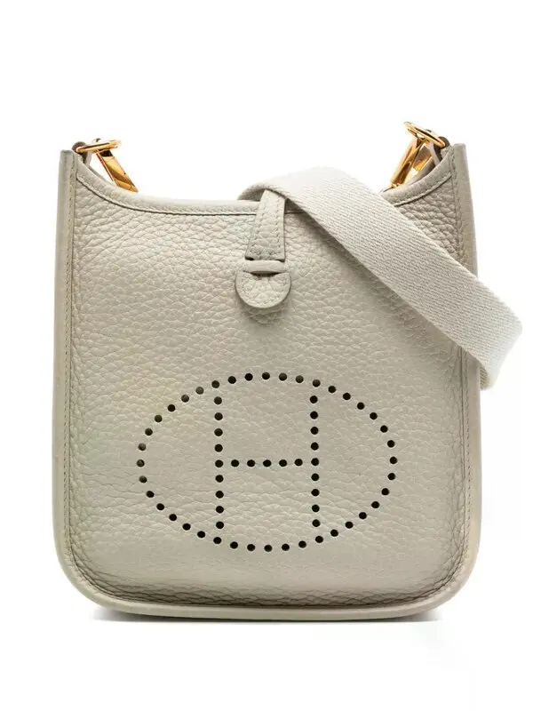 Hermès Clemence Evelyne I Tpm 16 Crossbody Bag - Grey