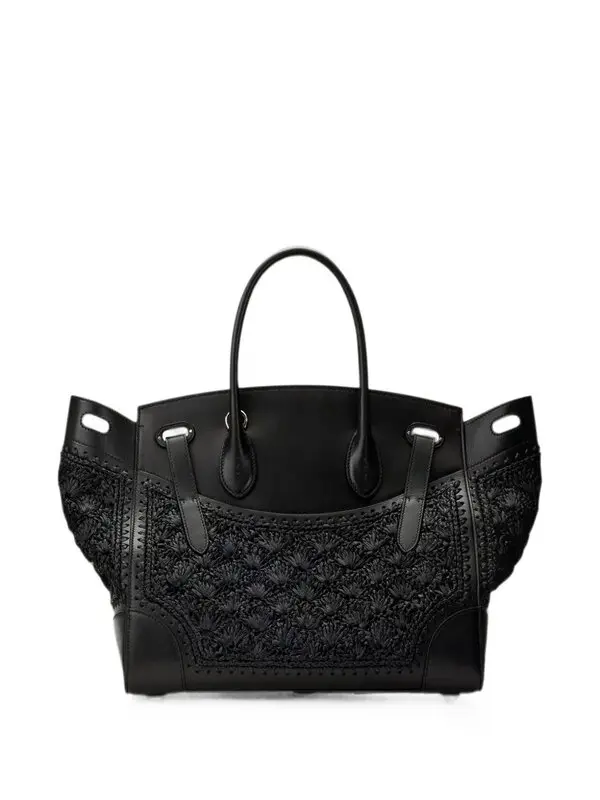 Ralph Lauren Soft Ricky 33 Braided Tote Bag